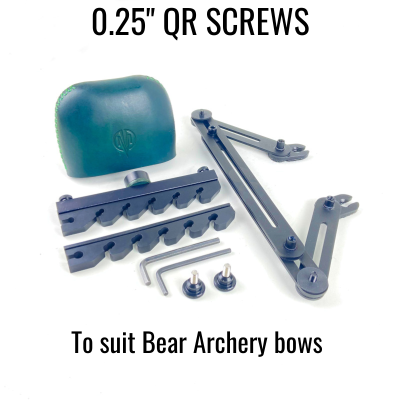 RISER MOUNT 1 PIECE GREEN 6 ARROW BOW QUIVER - Traditional, Screw On ...