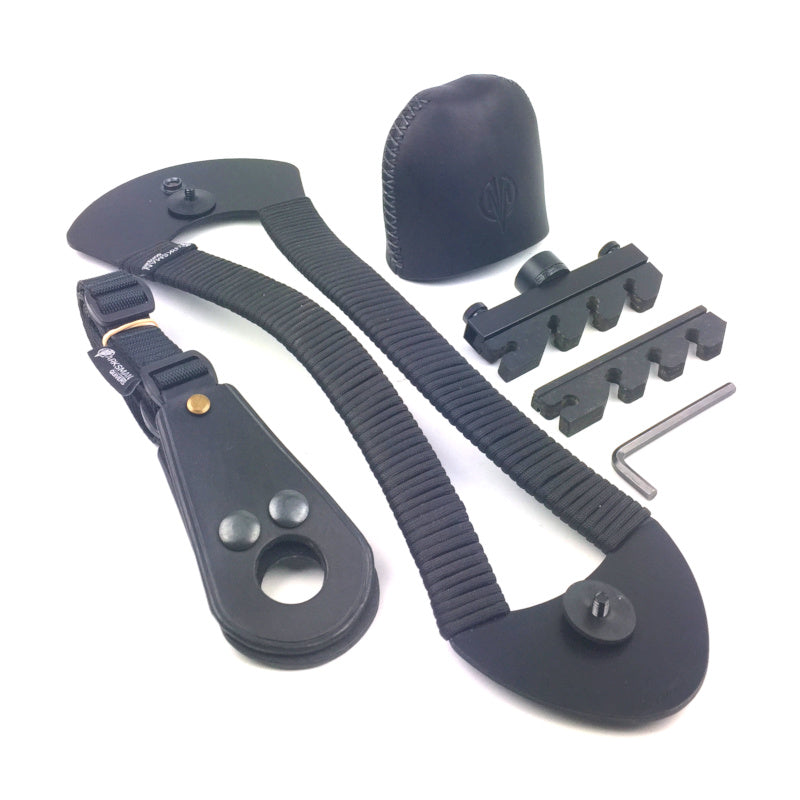 CONTOUR SIDE QUIVER BLACK 4 ARROW - Traditional Bow Hunting Quiver ...