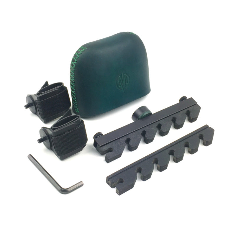 STRAP DOWN 2 PIECE GREEN 6 ARROW BOW QUIVER - Traditional, Strap On ...